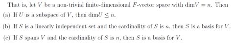Solved That Is Let V Be A Non Trivial Finite Dimensional Chegg