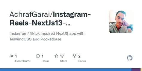 Github Achrafgaraiinstagram Reels Nextjs13 Pocketbase Instagramtiktok Inspired Nextjs App