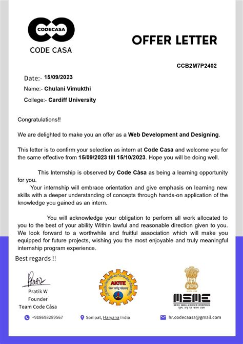 Chulani Vimukthi On Linkedin Hello Connections Im Excited To Share That Ive Been Offered An