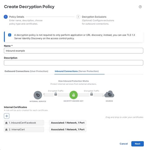 Cisco Secure Firewall Management Center Device Configuration Guide 7 6 Decryption Policies