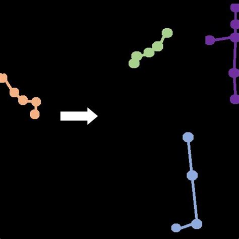 The Division Of Subgraphs The Left Figure Shows The Whole Skeleton Download Scientific Diagram