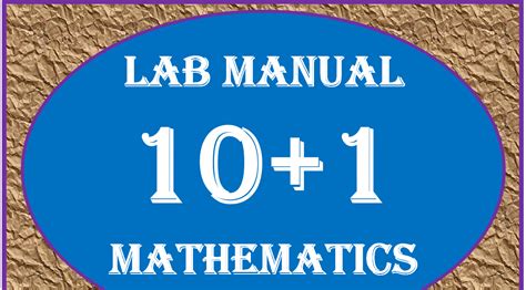Mathematics Lab Manual Class Xi 22 Activities