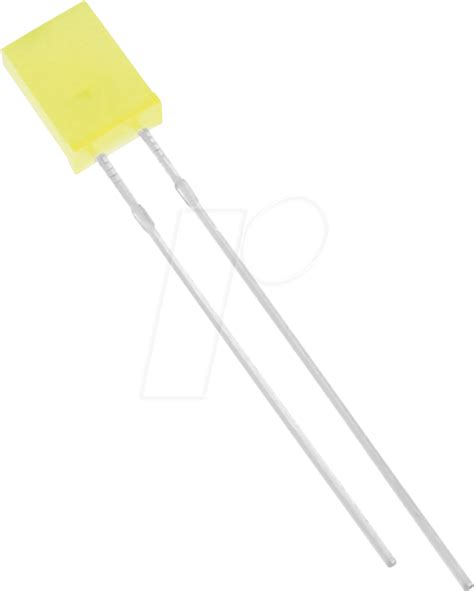 2504y1d Kpc A 2x5mm Led Rectangular Yellow 100 Mcd 120° At Reichelt Elektronik