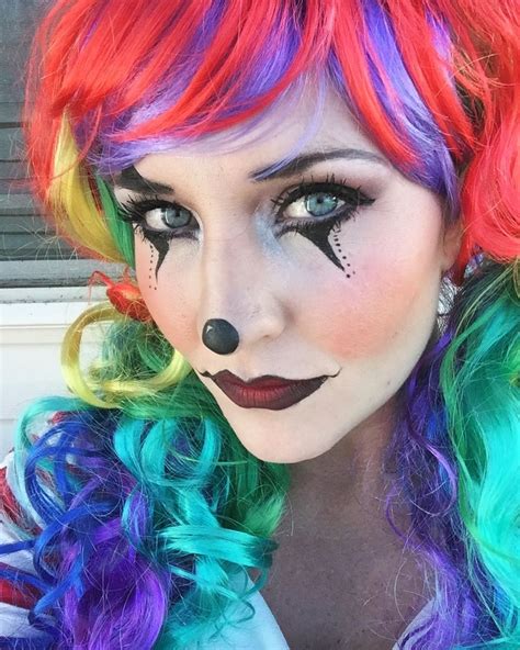 Halloween Cute Clown Makeup For Women Cute Clown Makeup Halloween Makeup Clown Cute Clown