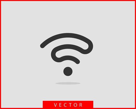 Free Wi Fi Icon Connection Zone Wifi Vector Symbol Radio Waves Signal 15916343 Vector Art At