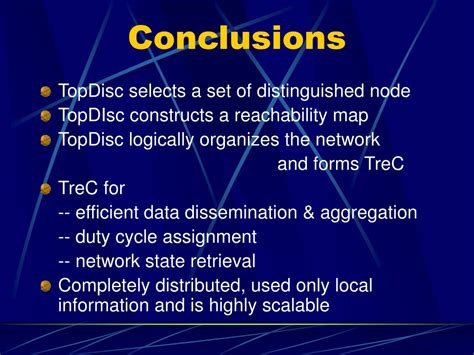 Ppt A Topology Discovery Algorithm For Sensor Networks Powerpoint