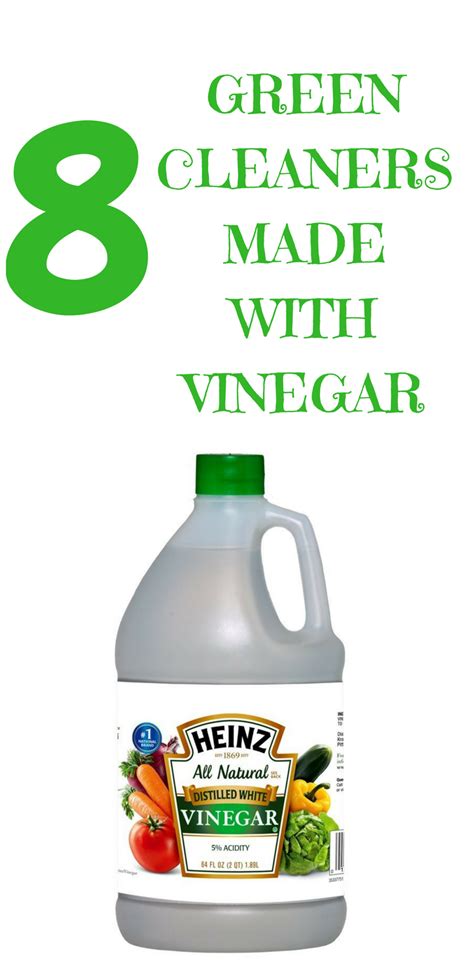 8 Green Cleaners Made With Vinegar Smarty Pants Mama