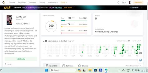 Aastha Jain On Linkedin Leetcode Dsachallenge Codingjourney