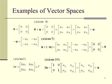 Vector Space Examples What Is A Vector Space Pdf Scalar