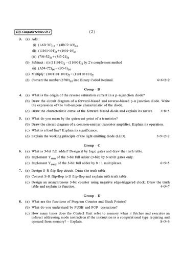 file cu 2021 b sc honours computer science part i paper i qp pdf gurudas college wiki