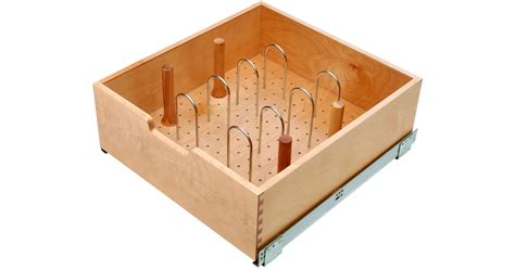 Rev A Shelf WDB SC Wood Classics W Maple Base Cabinet Pull Out