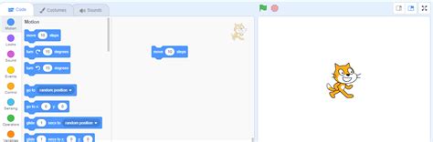 A Move Block In The Code Area