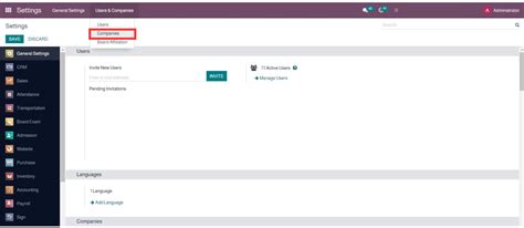 Set Up Your Company Appsgate Odoo Gold Partner United Arab Emirates