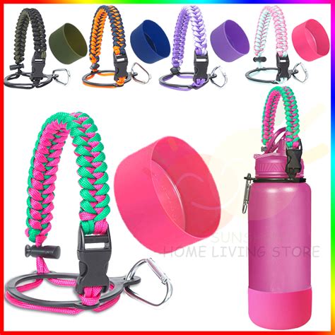 LinBai Flask Accessories Boot Silicon Cover 32 40oz Flask Vacuum Protective Bottom Paracord
