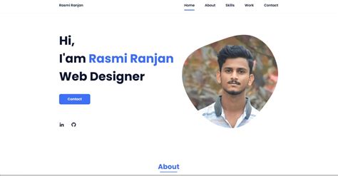 Rasmiranjan Roul On Linkedin Task1completeportfoliopage Portfolio Projects Html Css