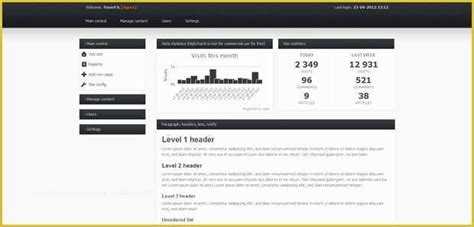 free html admin templates of free html and css backend admin panel