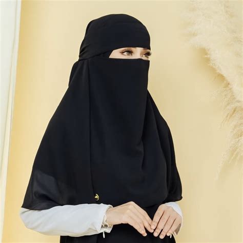 Aesya Niqab Black 🔥 Hotselling Shopee Malaysia