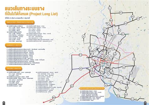 สรุปแผนรถไฟฟ้า M Map 2 กรมรางเคาะ 33 เส้นทาง เพิ่มส่วนต่อขยายและฟีดเดอร์สายใหม่