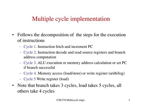 Ppt Cpu Implementation Strategies Overview Powerpoint Presentation