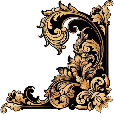 Premium Vector Ornate Corner Design Element