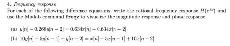 Solved 2 Consider The Linear Constant Coefficient