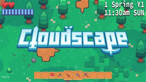 Cloudscape Solo Indie Game Dev Log 1 Introduction And Play Through