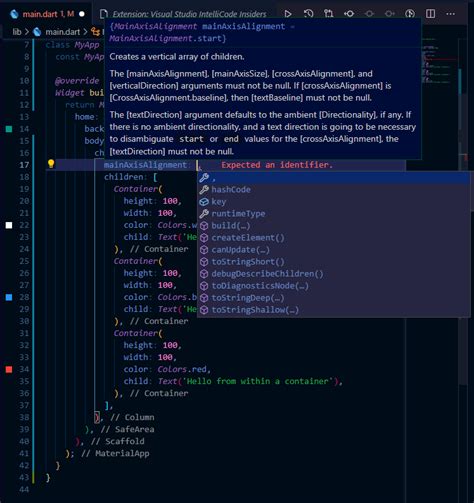 Is There A Way To Get Better Code Suggestions For Flutterdart Widget