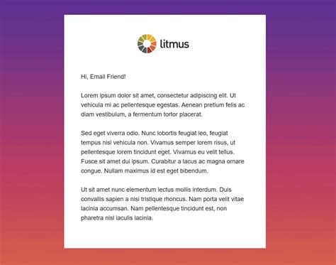 Html Email Background Color The Best Way To Code Them Litmus