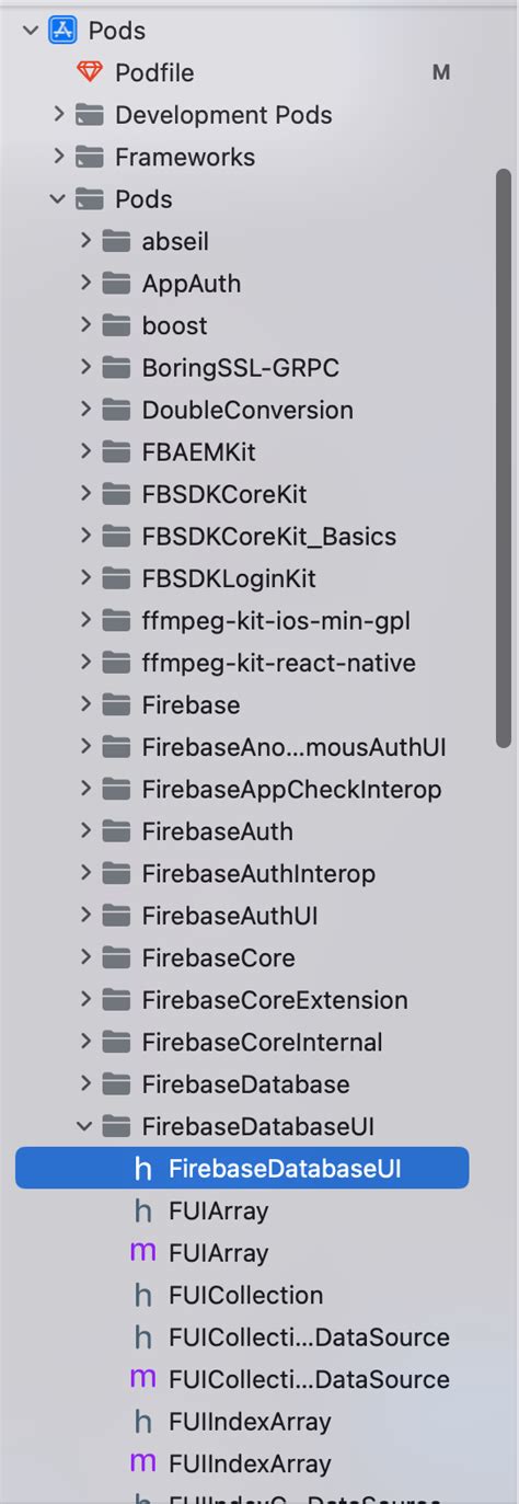Firebasedatabaseuifirebasedatabaseuih File Not Found · Issue 55 · Oijustireact Native
