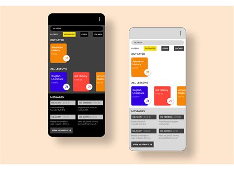 Class Nav App Design By Lauryn On Dribbble