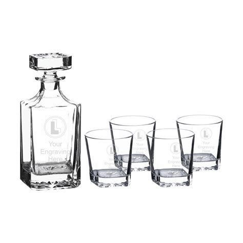 Small Decanter Set Lazer Ladies