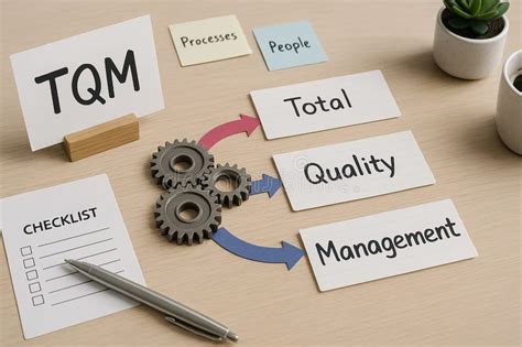 Strategic Visual Representation Of Tqm Total Quality Management Tqm