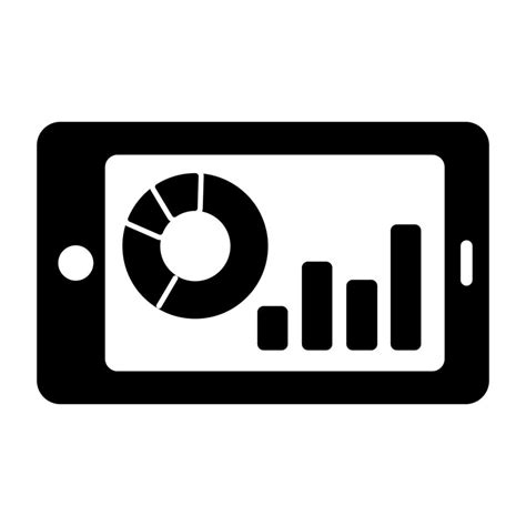 A Premium Download Icon Of Mobile Data Analytics 12764928 Vector Art At