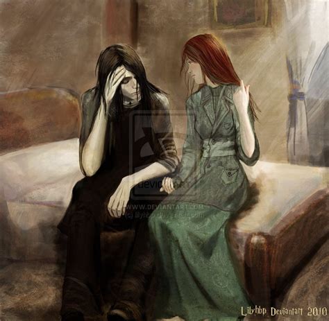 Severus Snape And Lily Evans Kiss