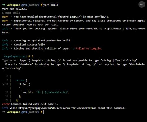 Generatemetadata Title Template Ts Error · Issue 50789 · Vercelnextjs · Github
