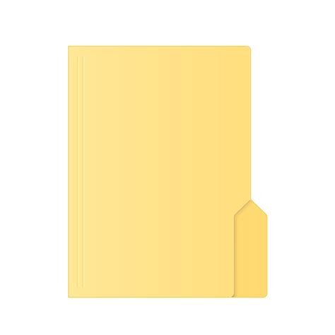 Premium Vector File Computer Folder Icon Isolated On White Background Color Folder