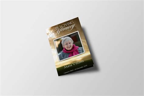 Dark Cloud Funeral Program Template Quickfuneral Llc