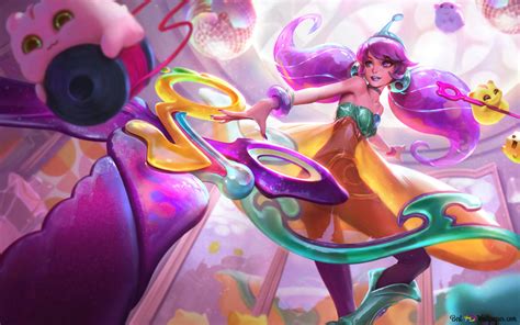 Space Groove Gwen Splash Art League Of Legends Lol K Wallpaper Download