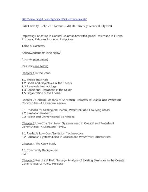 Doc Philippines Sanitation Thesis Dokumen Tips