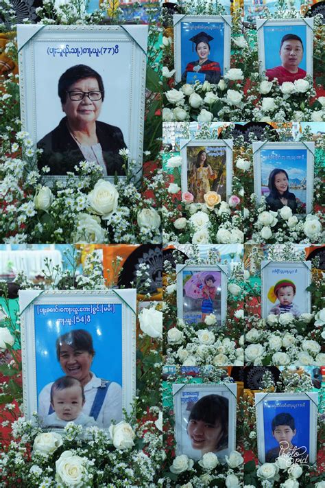 Shan Sky Villa ကွန်ဒိုပြိုကျမှုအတွင်း ကွယ်လွန်ခဲ့သည့် သီပေါစစ်ဘေးရှောင် မိသားစုအတွက် Sspp ဌာနခ