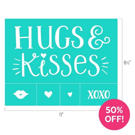 Chalk Couture Hugs And Kisses Diy Chalk Couture™