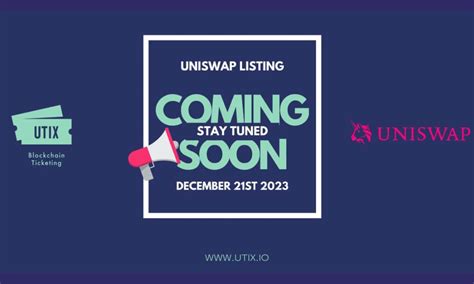 Blockchain Ticketing Platform Utix Lists Its Token On Uniswap Metaverse Post