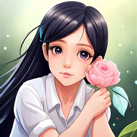 Premium Ai Image A Beautiful Kawaii Girl Anime Portrait View