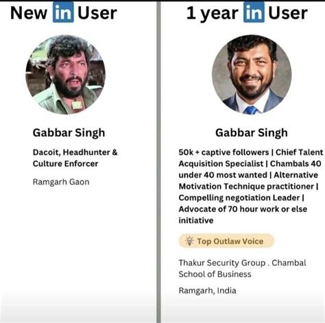Arioo Barzan Mohammad Zare On Linkedin جبار سینگ قبل و بعد از شرکت در دوره های لینکداین 😊