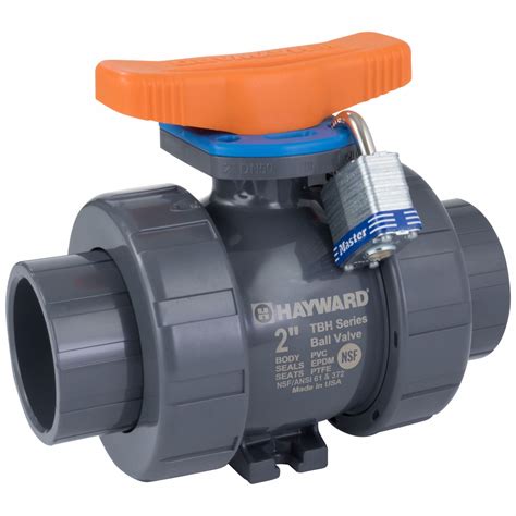 Hayward Flow Control 1 14 In Pvc Manual Two Way Ball Valve 466h66