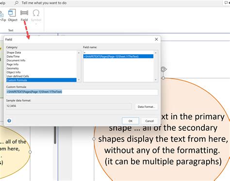 Automatically Displaying Visio Shape Text In Other Shapes Bvisual