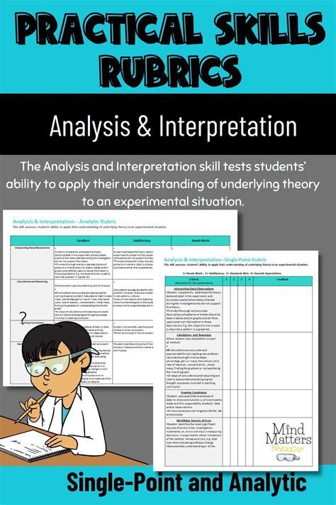 Practical Skills Rubrics Chemistry Analysis And Interpretation Teaching Chemistry Science