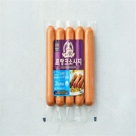 목우촌 주부9단 프랑크소시지 230g 배마트