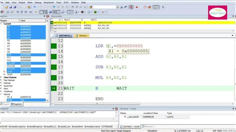 Simulation Of Arithmetic Operation On Arm In Assembly Program In Tamil Youtube