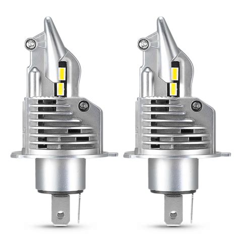 หลอดไฟหน้ารถยนต์ Hl Led H4 6500k 2 ชิ้น และหลอดไฟ H4 Led แบบเปลี่ยน